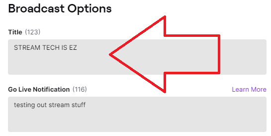 How To Change Your Stream Title on Twitch
